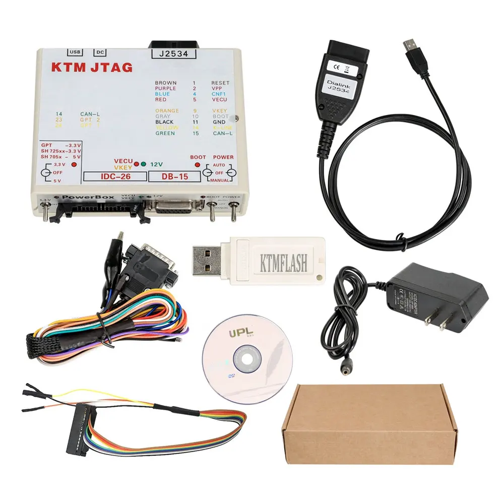 New DiaLink J2534 KTMFLASH KTM JTAG Box ECU Power Upgrade Tool PCMFlash ...