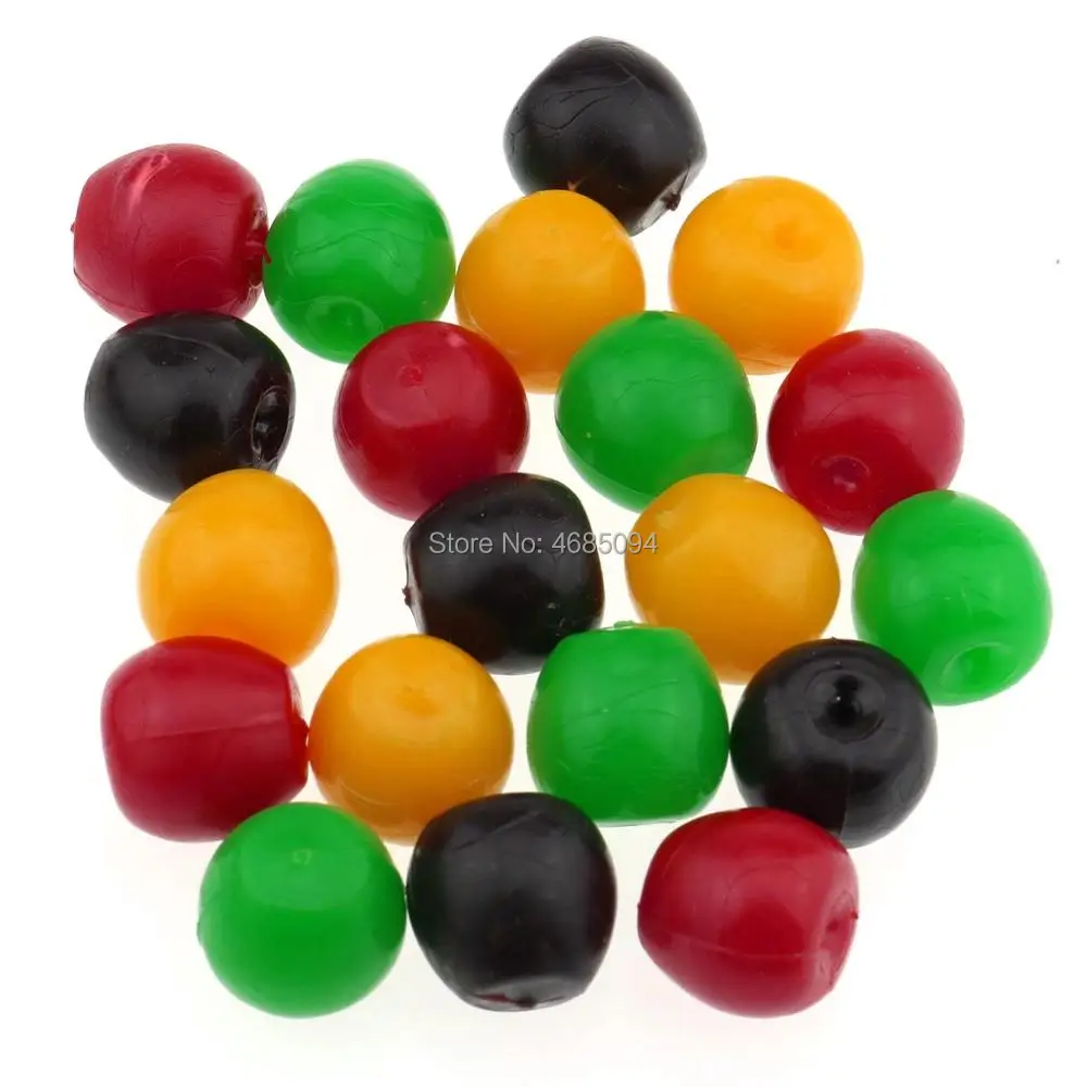 Gresorth 20 Pcs Fake Mini Plastic Cherry Artificial Diy Fruits Cherries ...