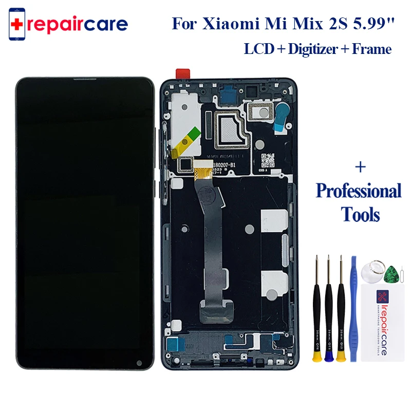 5PCS For XiaoMi Mi Mix 2S LCD Display and Touch Screen Digitizer ...