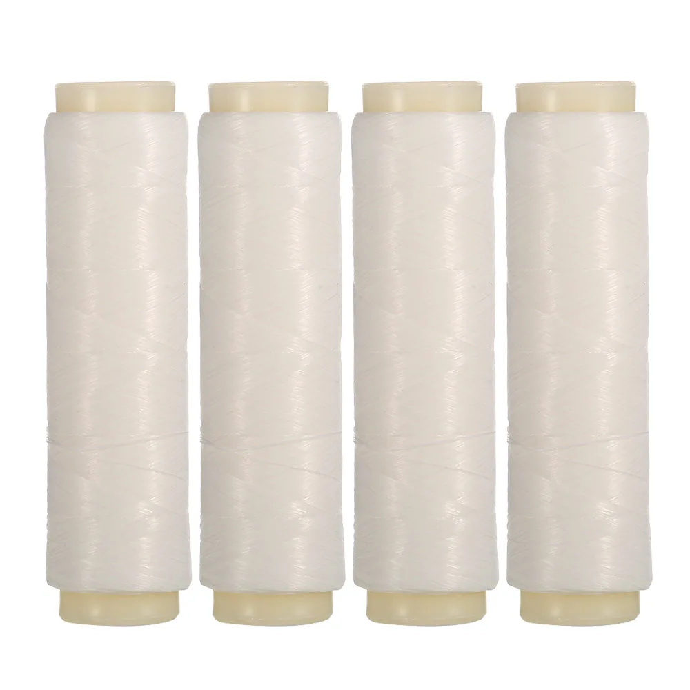 200M-4Pcs-High-Tensile-Elastic-Polyester-Bait-Spool-Fishing-Thread-Line ...