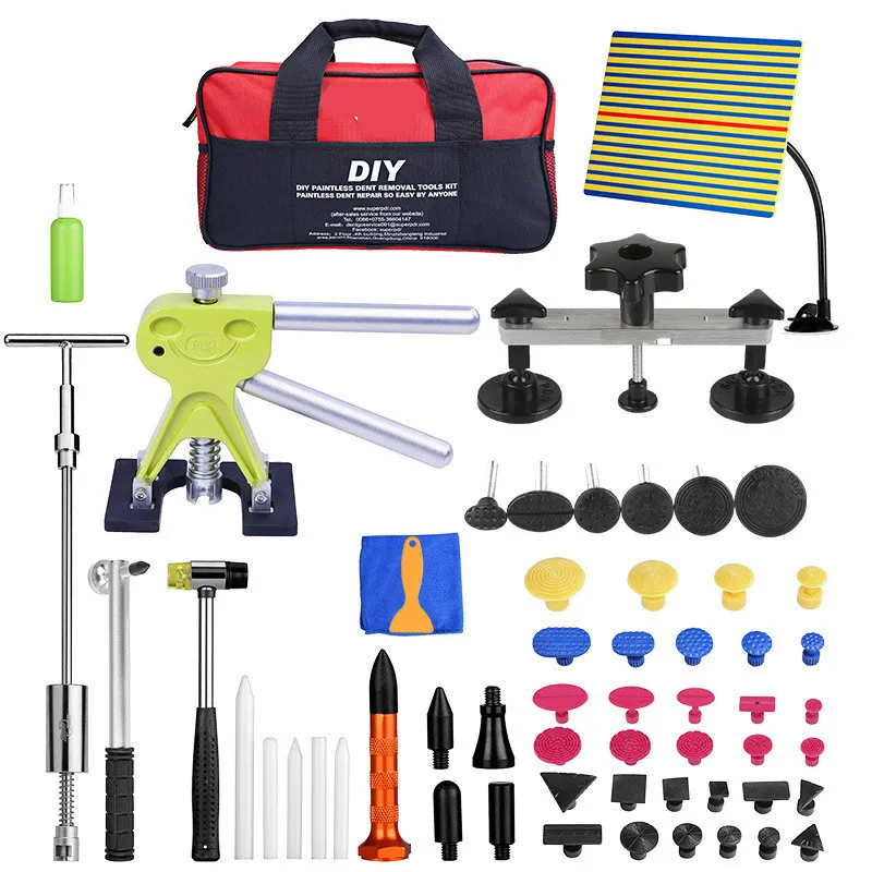 Paintless-Dent-Repair-Tools-Dent-Removal-Dent-Puller-Tool-Kit-Reflector ...