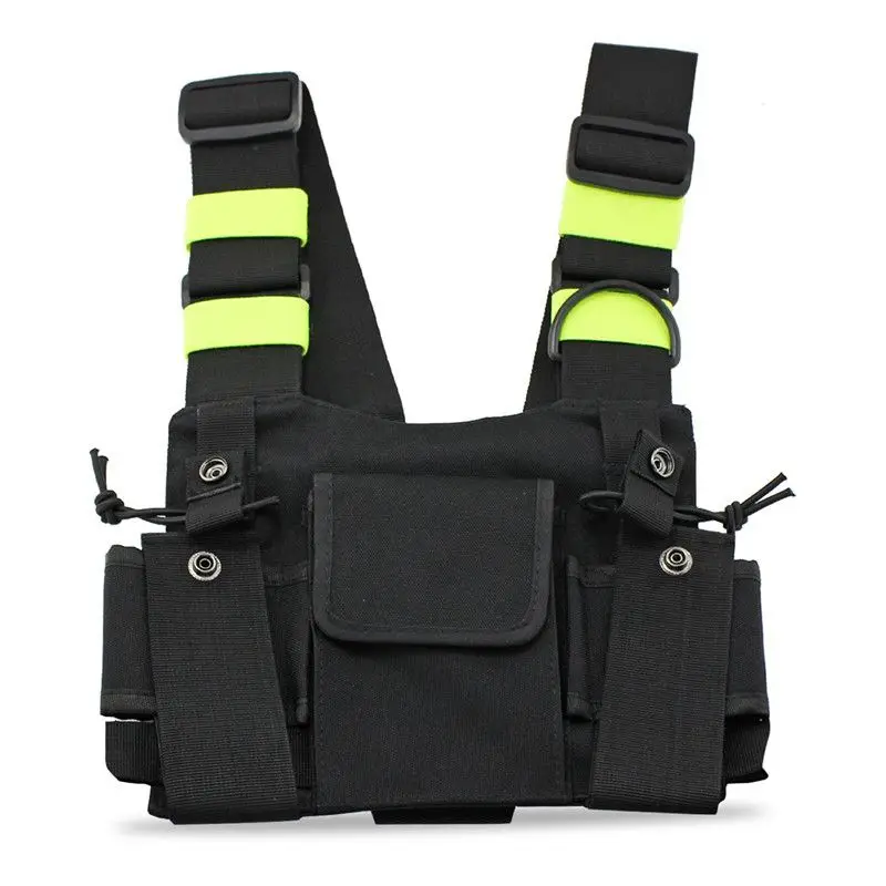 Radios-Pocket-Radio-Chest-Harness-Chest-Front-Pack-Pouch-Holster-Vest ...