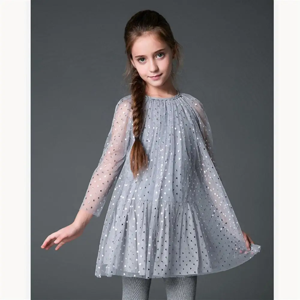 Long Sleeve Kids Dresses for Girls 3 4 5 6 7 8 Year Girls Spring Autumn ...