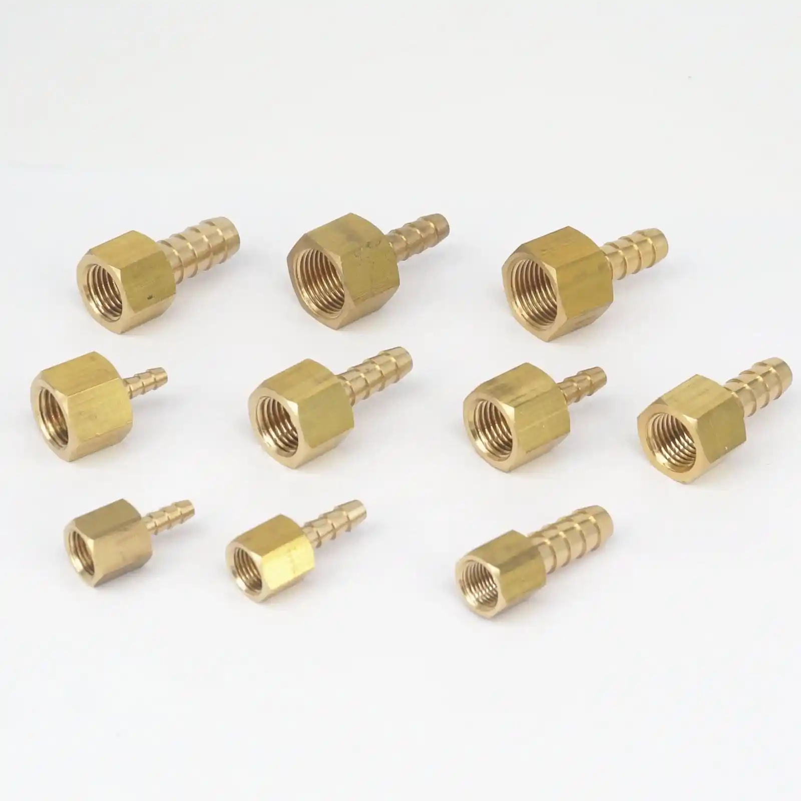 1/8" 1/4" 3/8" 1/2" NPT Female To Male BSP Brass Pipe Fitting Connector ...