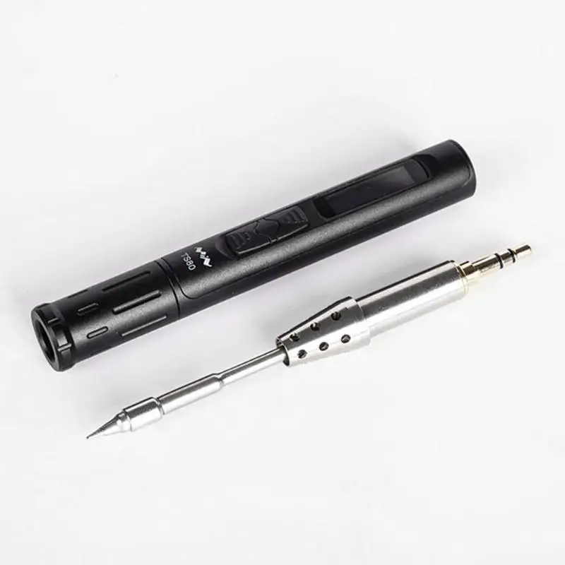 Mini TS80 Portable Electric Soldering Iron Adjustable Temperature ...