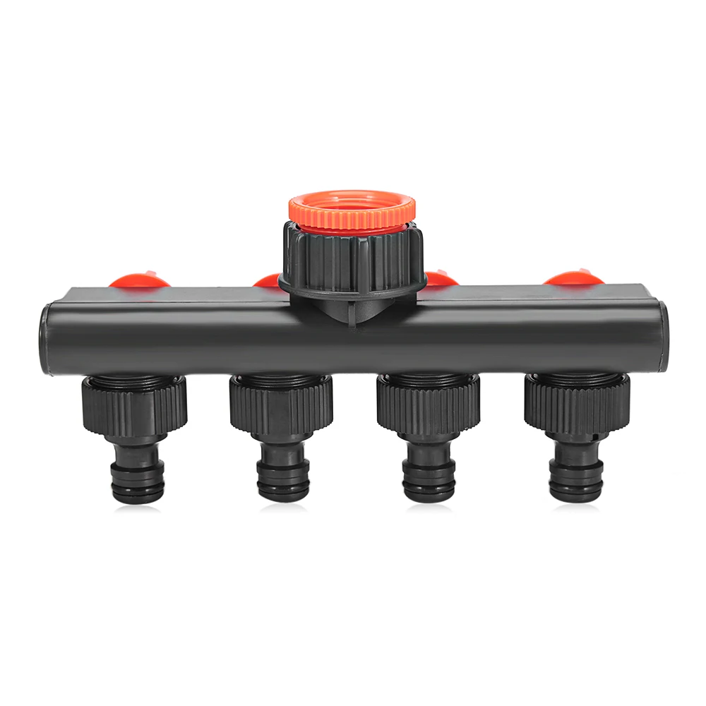 4-way Garden Hose Pipe Splitter Drip Irrigation Watering Connector ...
