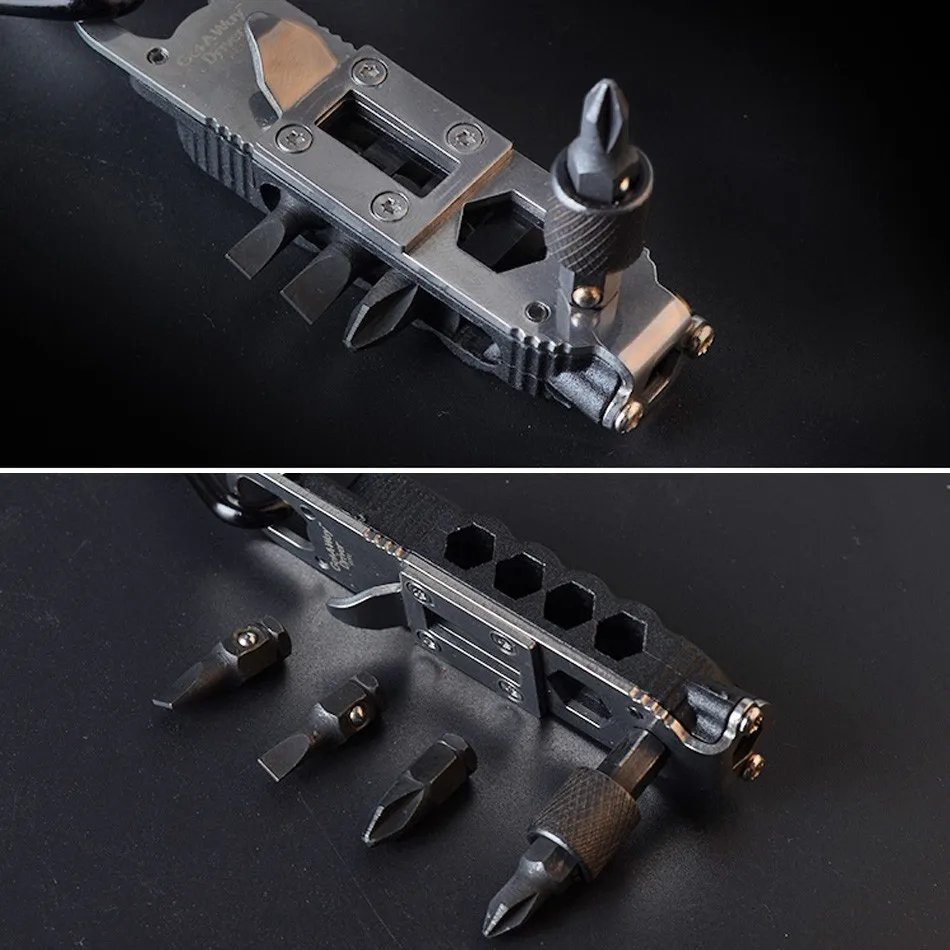 Mini Multifunctional Keychain - Rhino Camping