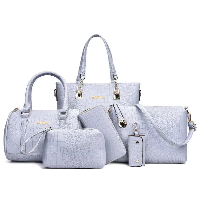 6pcs Women Handbag Set 2019 Brand Fashion Shoulder Crossbody Bags ...