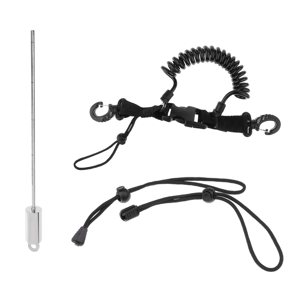 Scuba Diving Quick Release Buckle Lanyard With Stick Pointer & 2 Wrist ...