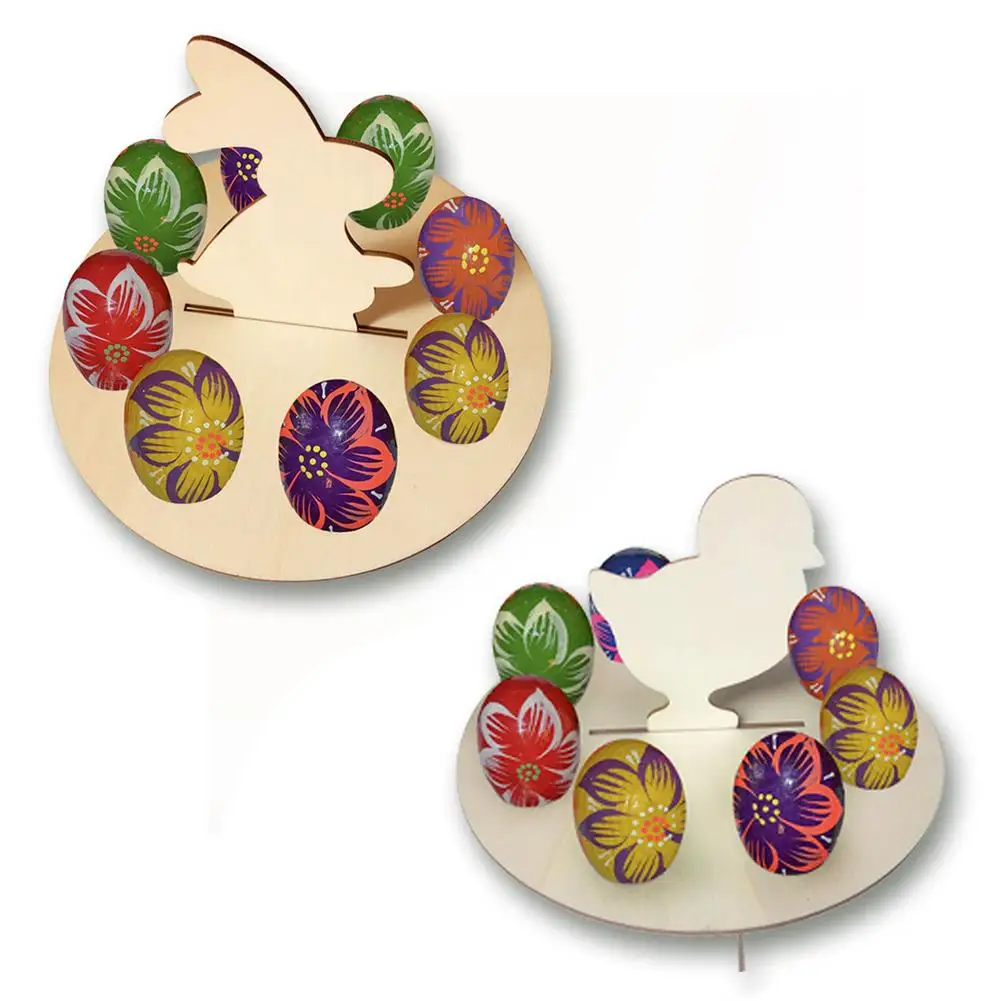 AsyPets 8 Hole Wooden Egg Holder Home Restaurant Hotel Menu Decorative ...