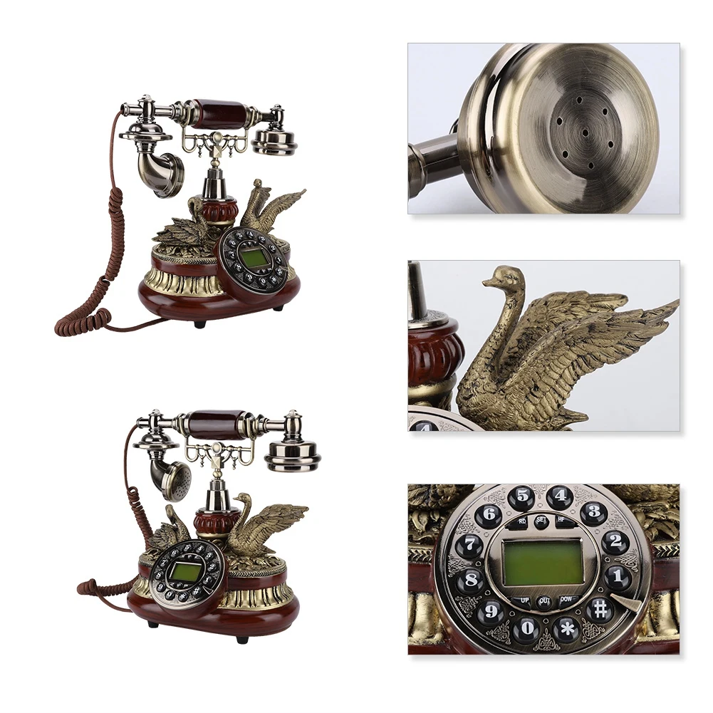 Vintage Retro Telephone Dial Antique Landline FSK/DTMF Office Home Auto ...