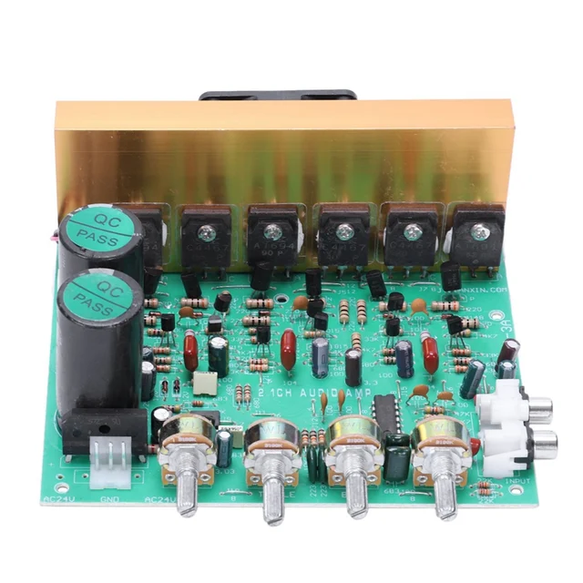 Audio Amplifier Board 2.1 Channel 240W High Power Subwoofer Amplifier ...