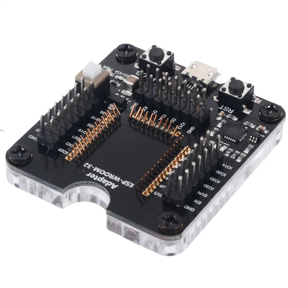 New Electrical Socket Programmer Tool Esp32 Adapter Socket For Esp Wroom 32 Module Micro Usb
