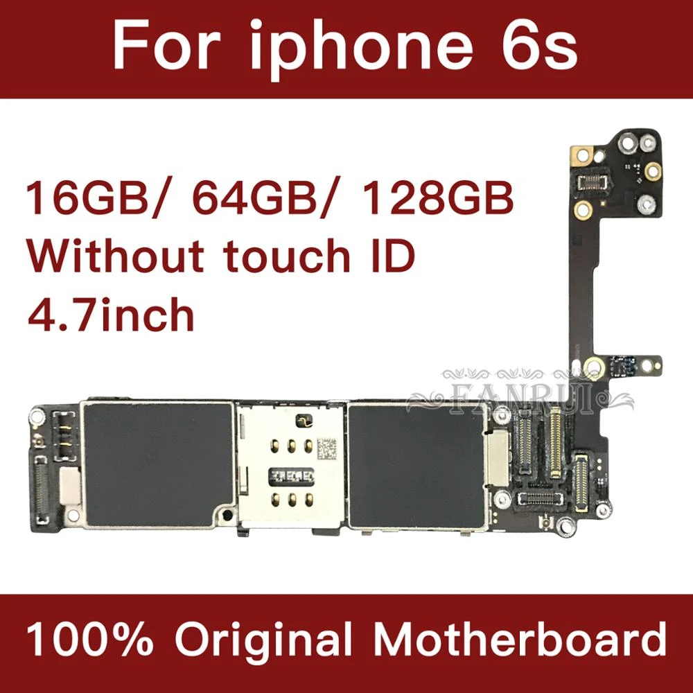 for iphone 6S Motherboard with Full Chips,unlocked for iphone 6s Logic ...