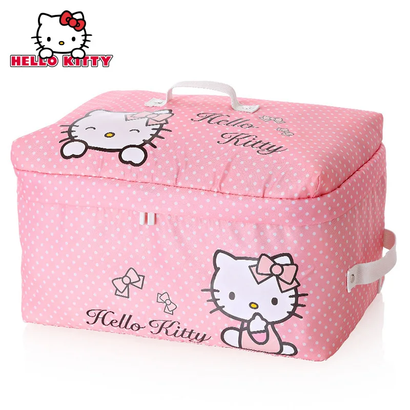 Hello Kitty Clothes Toys Storage Kawaii Box Home Pantry Organizer ...