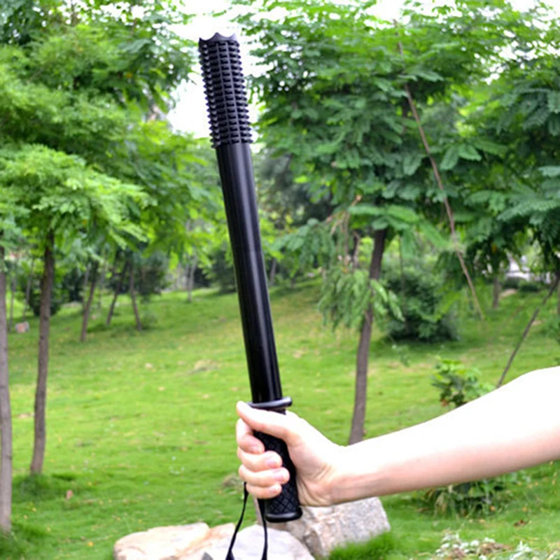 Telescopic Stick Telescopic Baton Flashlight Security Patrol Self ...