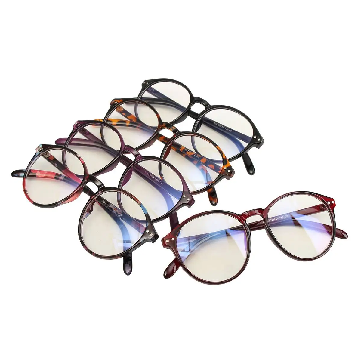 Vintage Round Eyeglass Frame Glasses Retro Spectacles Clear Lens Eyewear Eyeglasses Frame Women