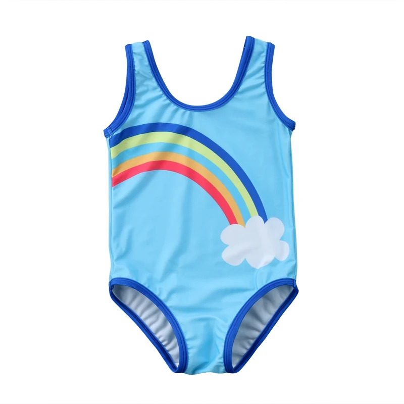 New Kids Baby Girls One Piece Set Swimwear Swimsuit Bathing Suit ...