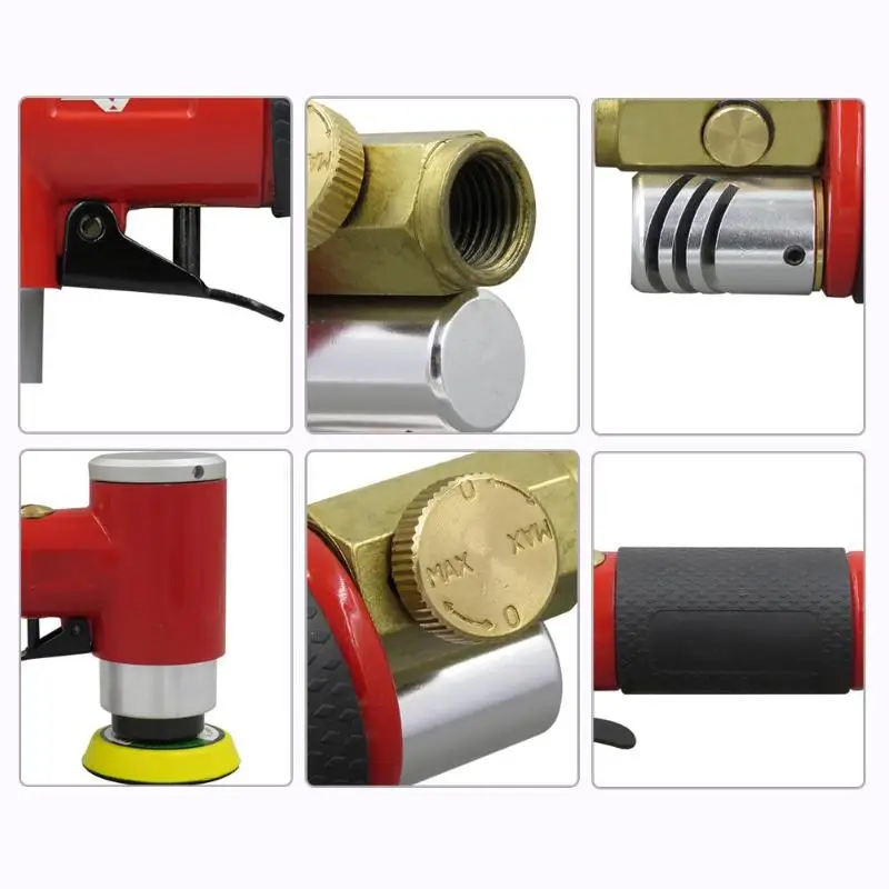 Eccentric Orbital Pneumatic Sander Disc Grinder Polisher Sanding ...