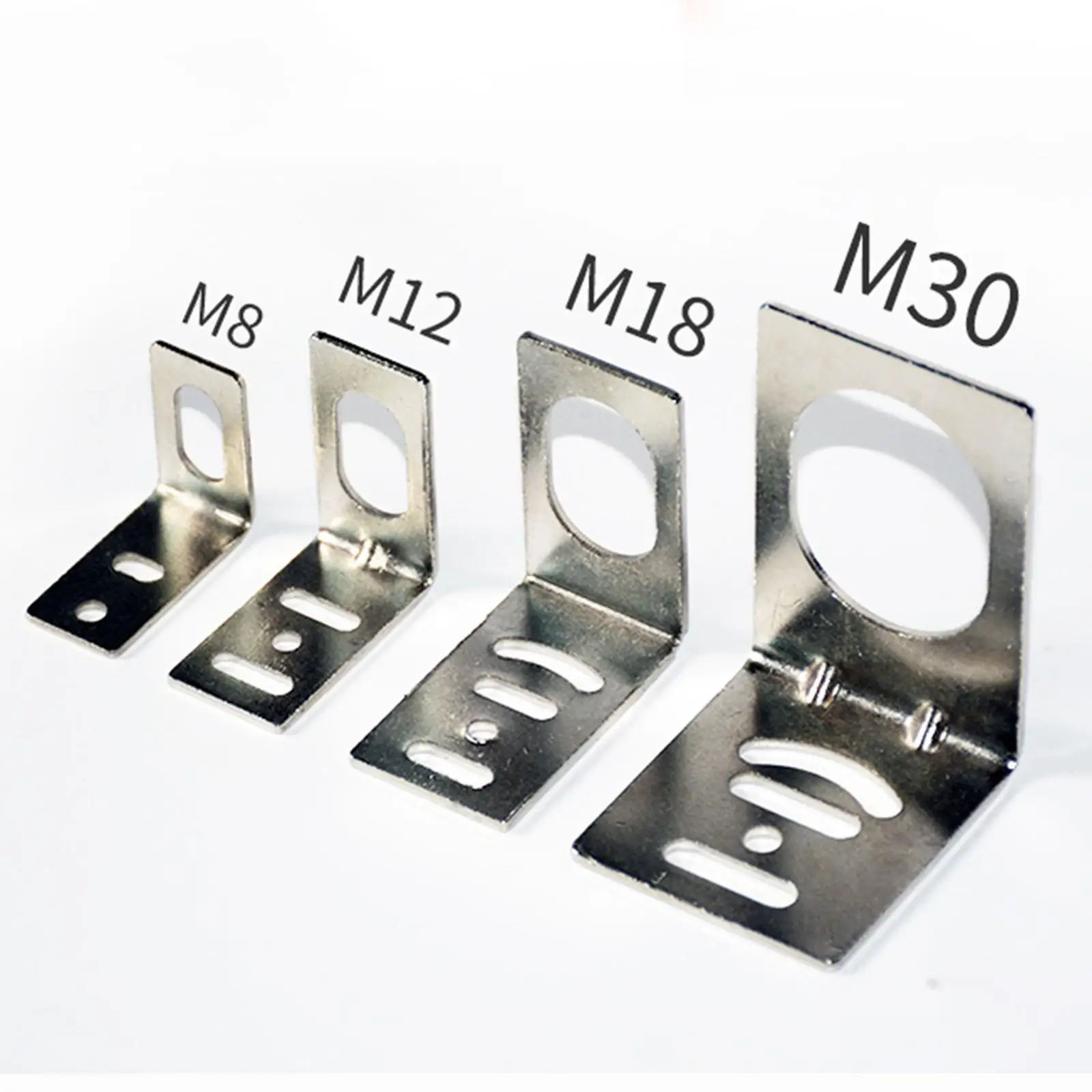 L-Shaped-Bracket-Mount-For-M8-M12-M18-M30-Proximity-Sensors-Switch ...