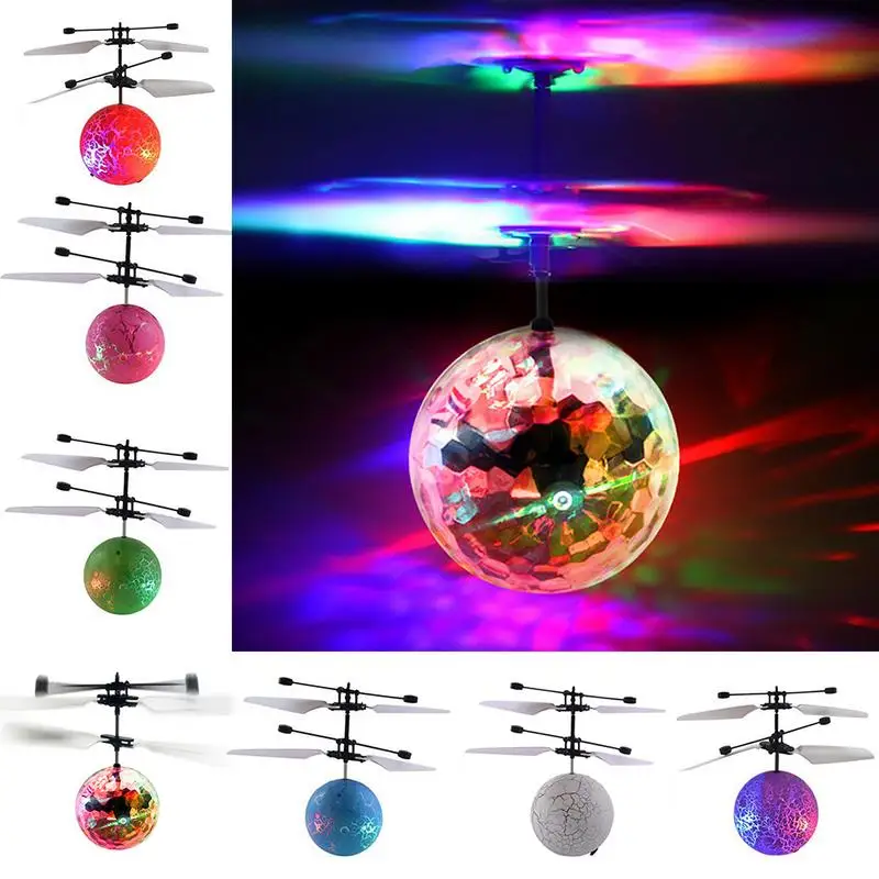 Creative Kid Toy RC Luminous Flight Balls Mini Aircraft Unique ...