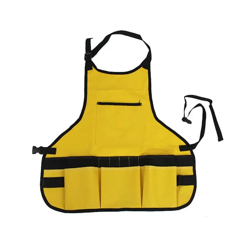 1 Pc 85x58cm Multi Pockets Apron Waterproof Oxford Fabric Barista Apron