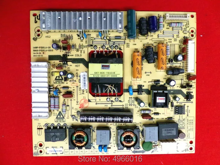 Placa de alimentación Original 37E500F 39E350E 5800 P32ELU 0210 168P P32ELU 20, accesorios para ...