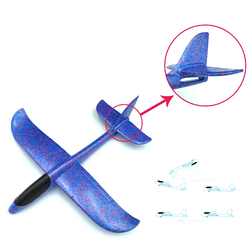 2019 Diy Hand Throw Flying Glider Planes Toys For Children Foam ...