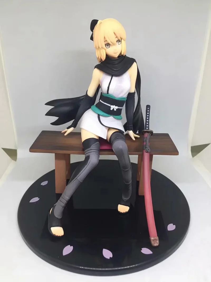 21CM Anime Fate Stay Night Fate KOHA-ACE Sakura Saber Okita Souji PVC ...