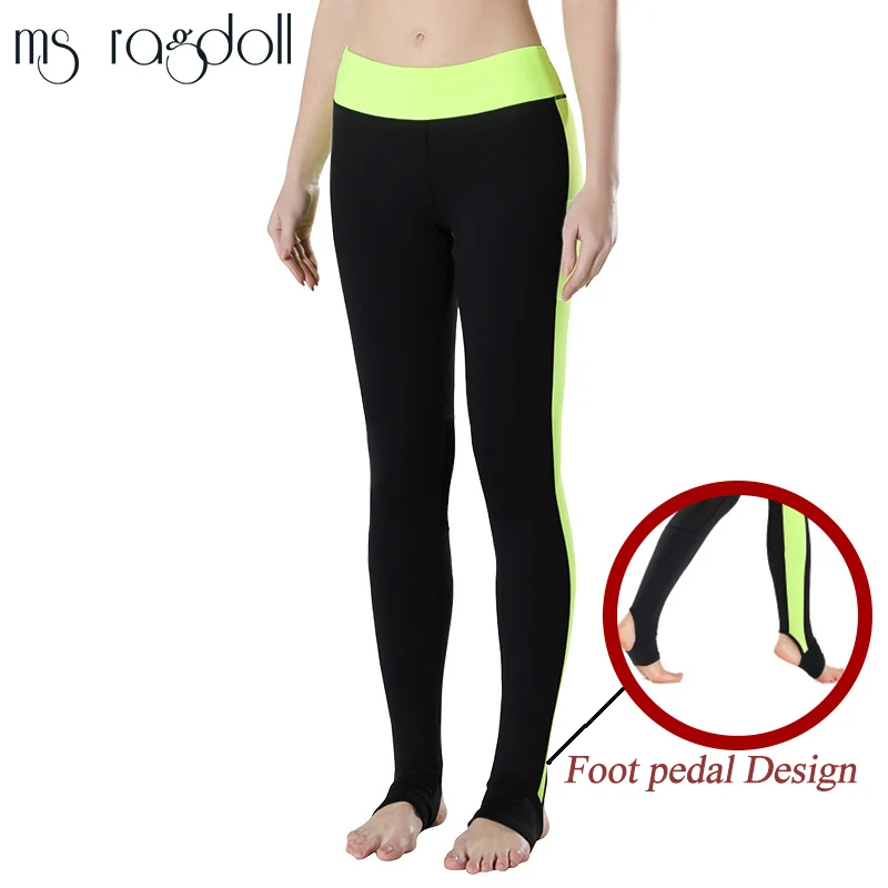 Women's Pants Step On The Foot Legging Fitness Sporting Leggings Slim ...