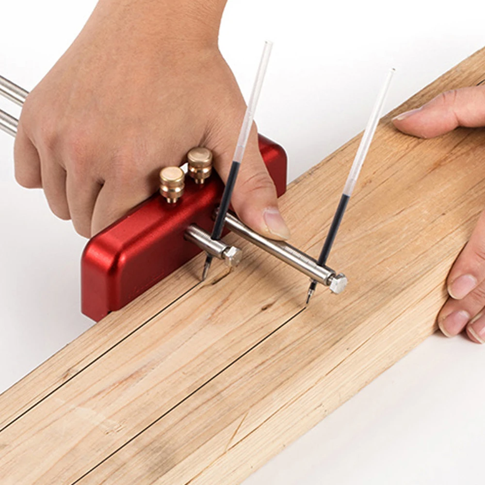 Handheld Portable Aluminum Alloy Marking Gauge Woodworking Decoration 