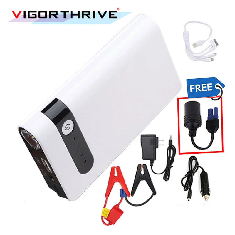 12V Mini Emergency For Car Batttery Booster Buster Car Jump Starter ...