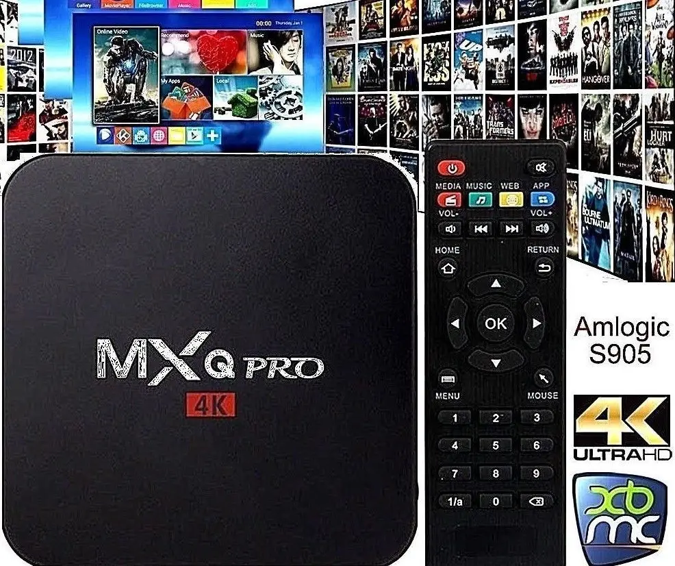 Smart Tv Box MXQ Pro 4K Ultra HD Android TV Box - 64-bit, Android 7.1 ...