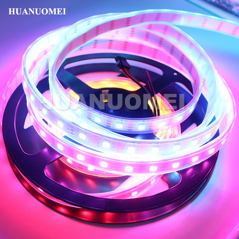 4M/roll 60LEDs/m APA102 Digital LED Strip Light 5050 SMD LED RGB Pixel ...