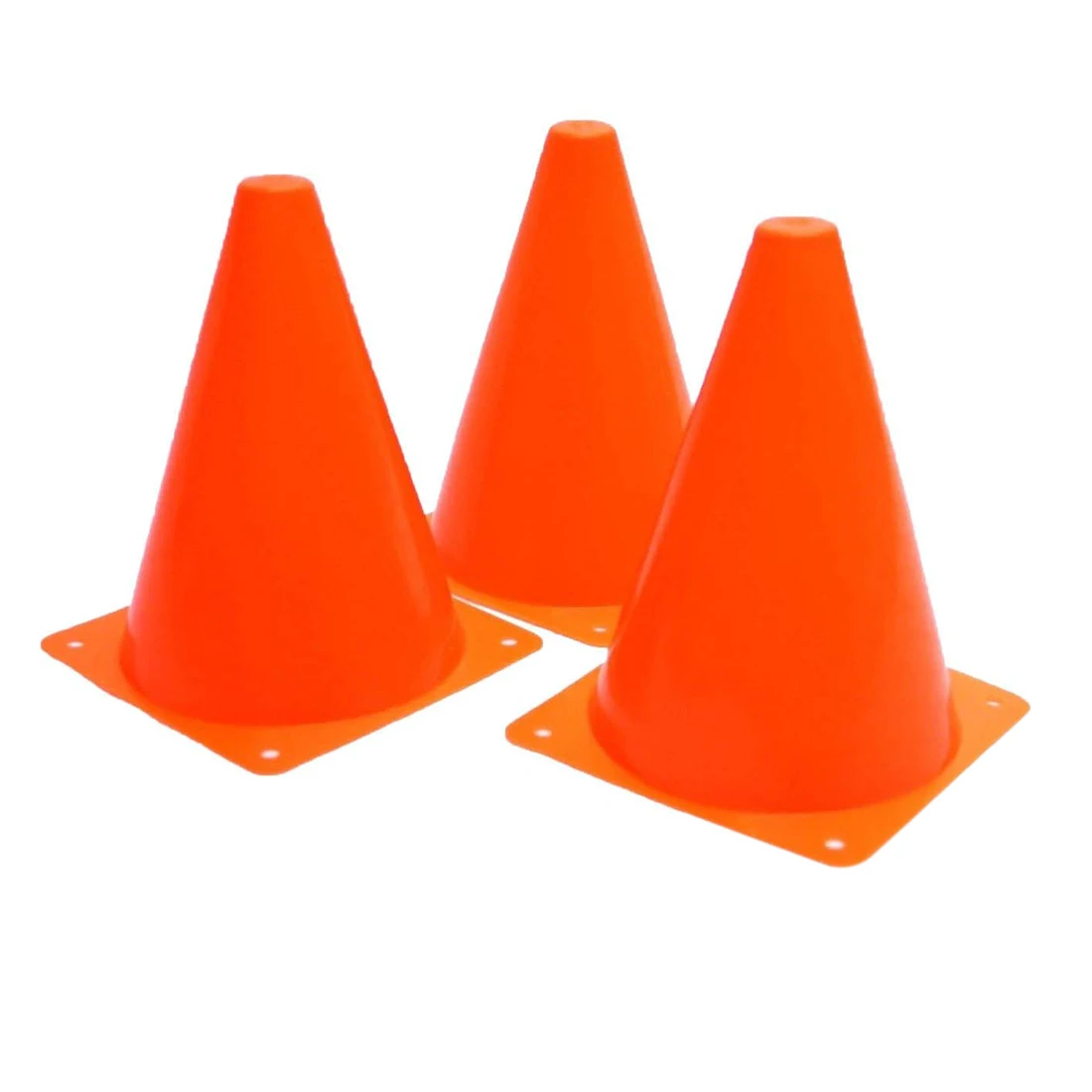 Plastic Traffic Cones 12 Pack of Multipurpose Construction Theme Party ...