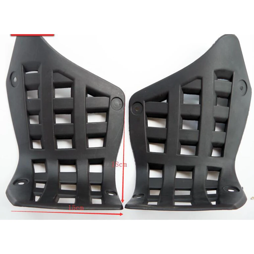 2 Pcs 5.91 Inch Abs Plastic Foot Rest Guard Footpegs For Atv/jinling ...