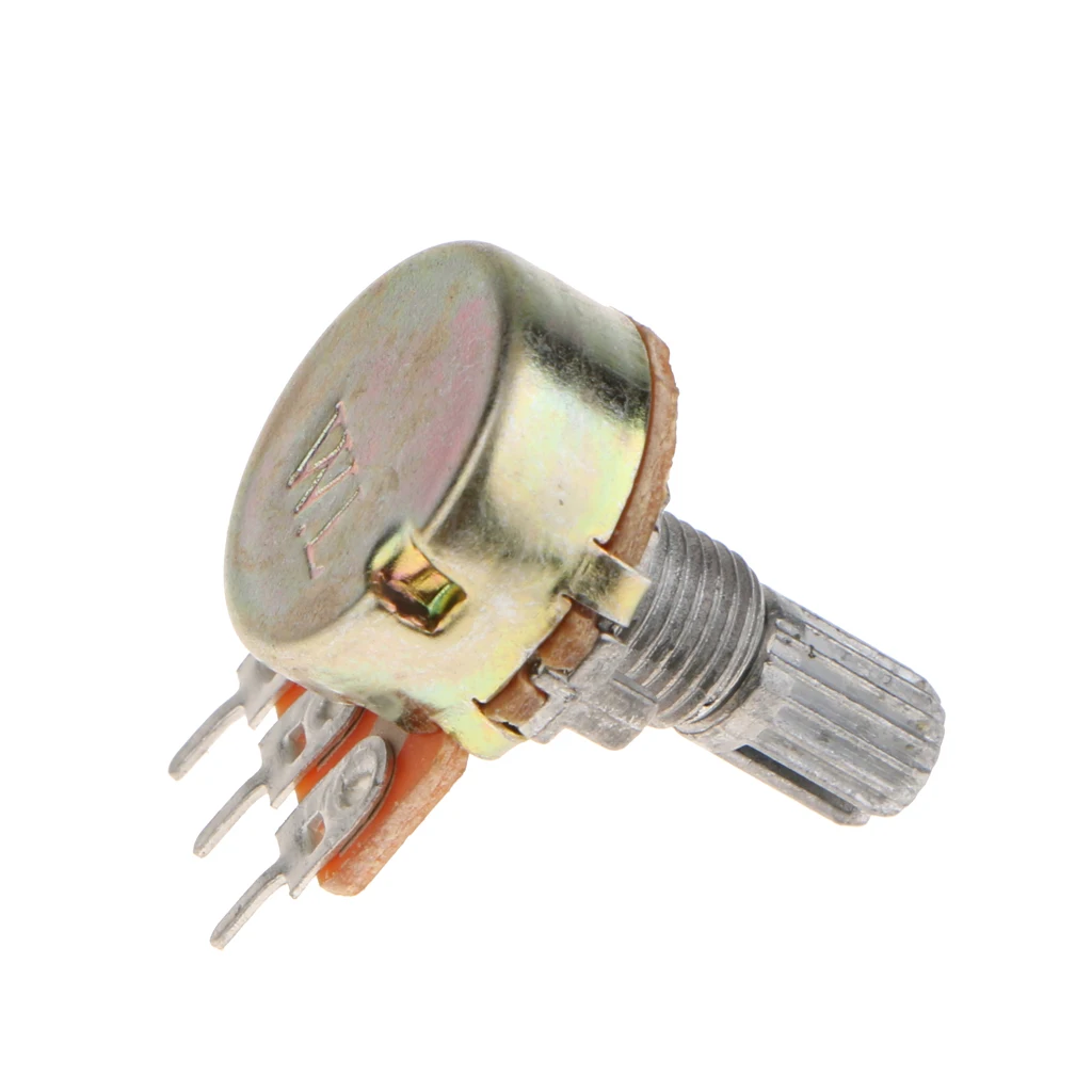 5Pc Single Linear 10mm Potentiometer Rotary 3 Pin with Nuts And Washers ...