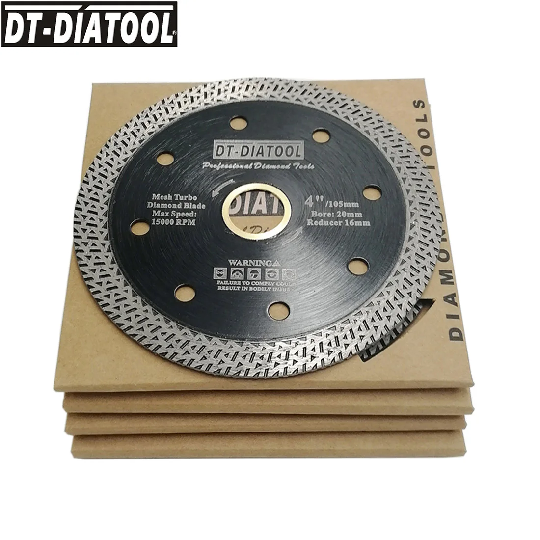 Brand New DT-DIATOOL 5pcs/set 4" 4.5" or 5inch Hot Pressed Cutting Disc ...