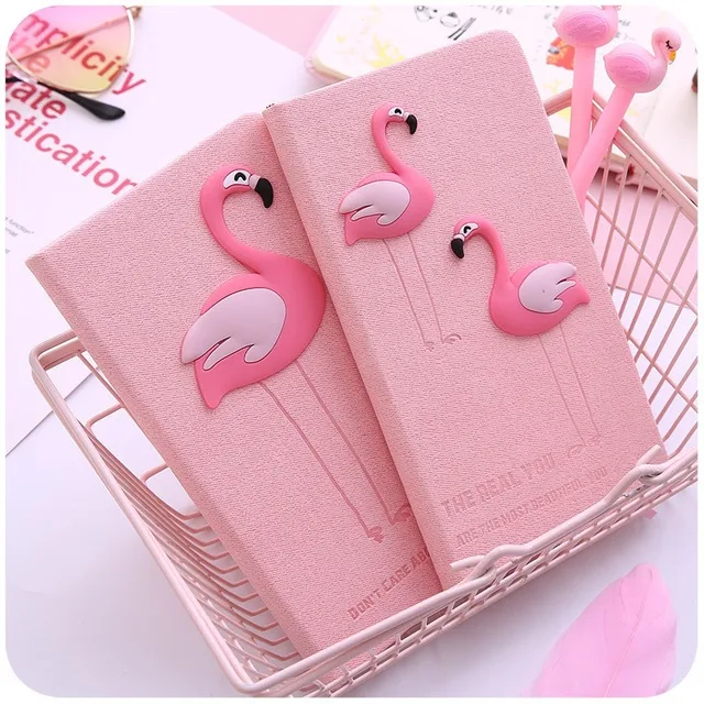 Cute Pink Notebook Handmade Leather Sketchbooks For Drawing Girl Gift ...