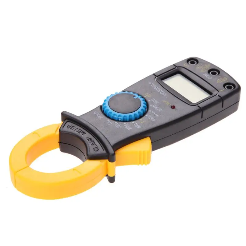 Портативный ЖК цифровой мультиметр зажим Вольтметр Амперметр ручной Омметр Ac Dc Напряжение Ток