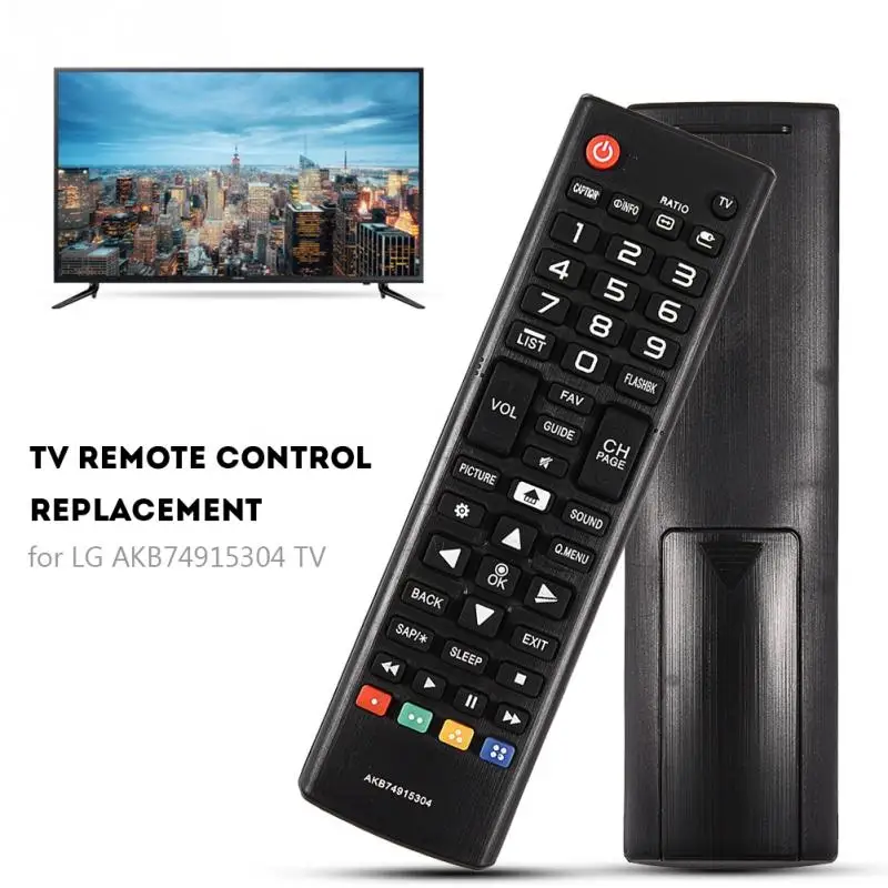 ABS Black Remote Control Replacement Durable For LG AKB74915304 TV 2019 ...