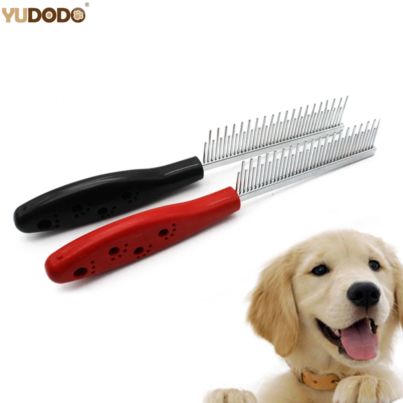 19.5*3cm Dog Brush Shedding Stainless Steel Pin Comb For Dogs Cats ...