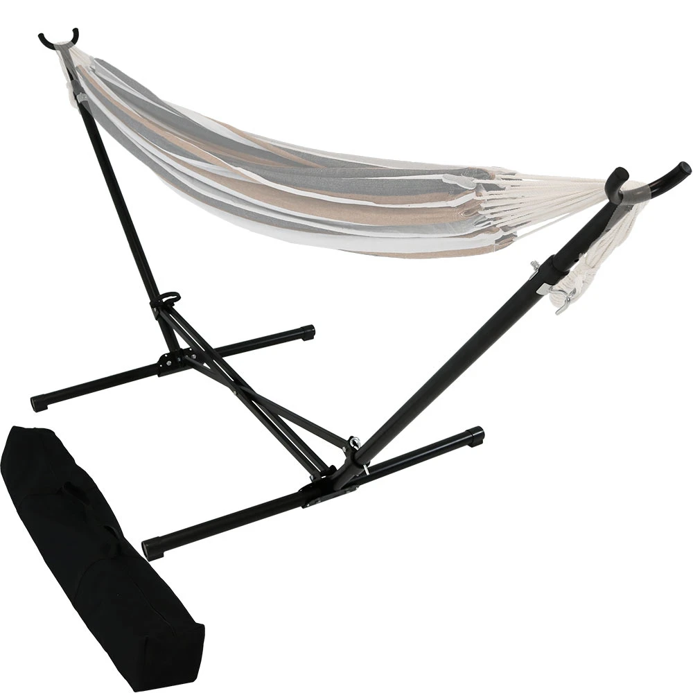 Sunnydaze Portable Folding Hammock Stand for Brazilian Hammocks ...