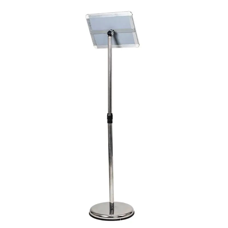 A4 Screw Type Adjustable Poster Display Stand Label Sign Billboard Rack ...