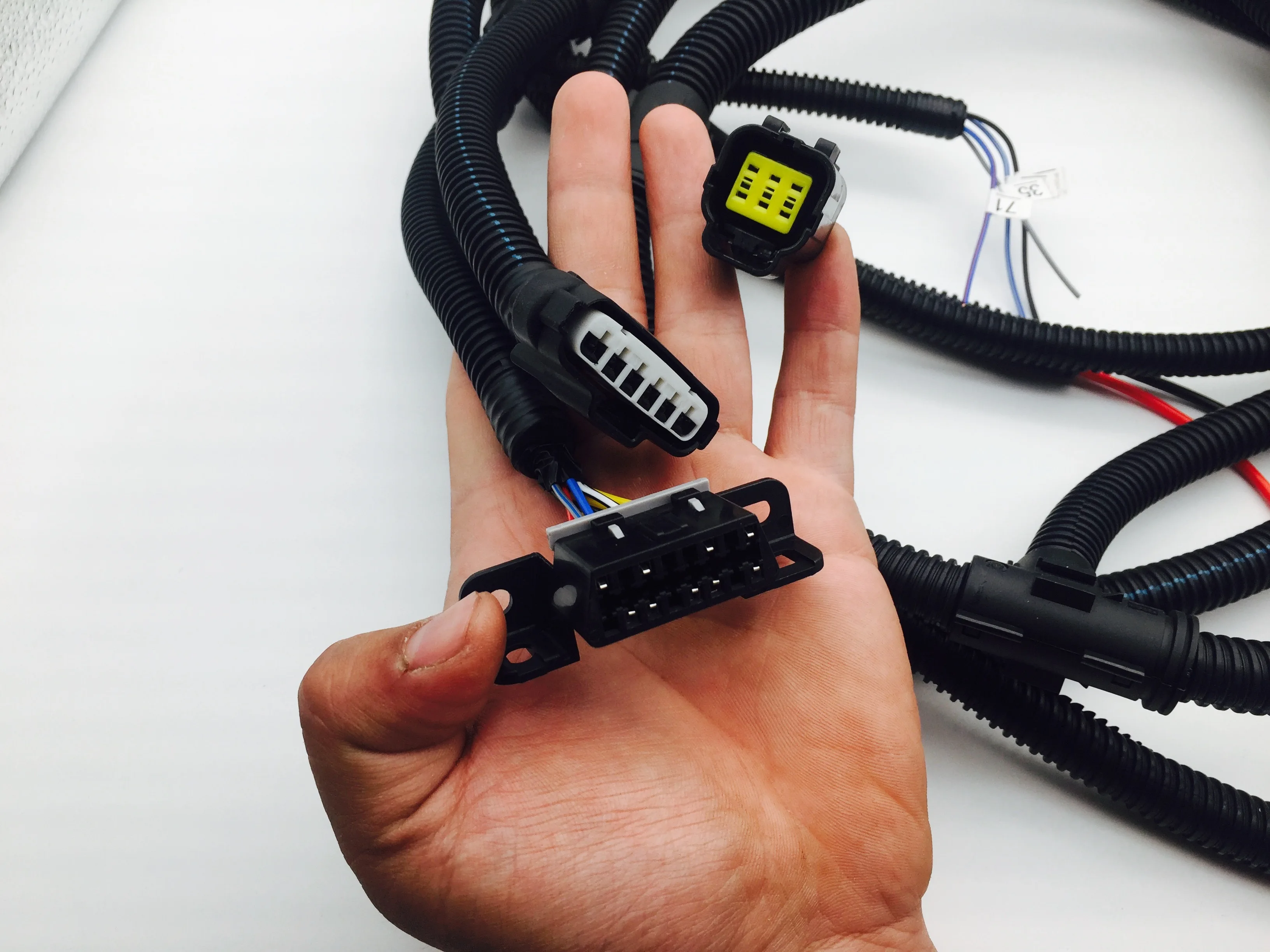 EDC17 автомобильный 94Pin ECU разъем ПК плата разъем с жгутом проводов ...