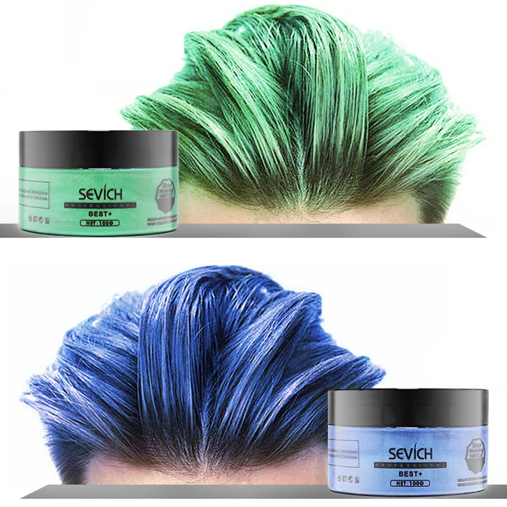 Hot 100g Home Fashion Color Styling Cream Easy Modeling Temporary DIY ...