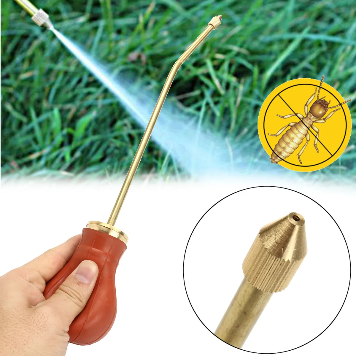 Pest Control Bulb Duster Sprayer Pesticide Powder Duster With Longer ...