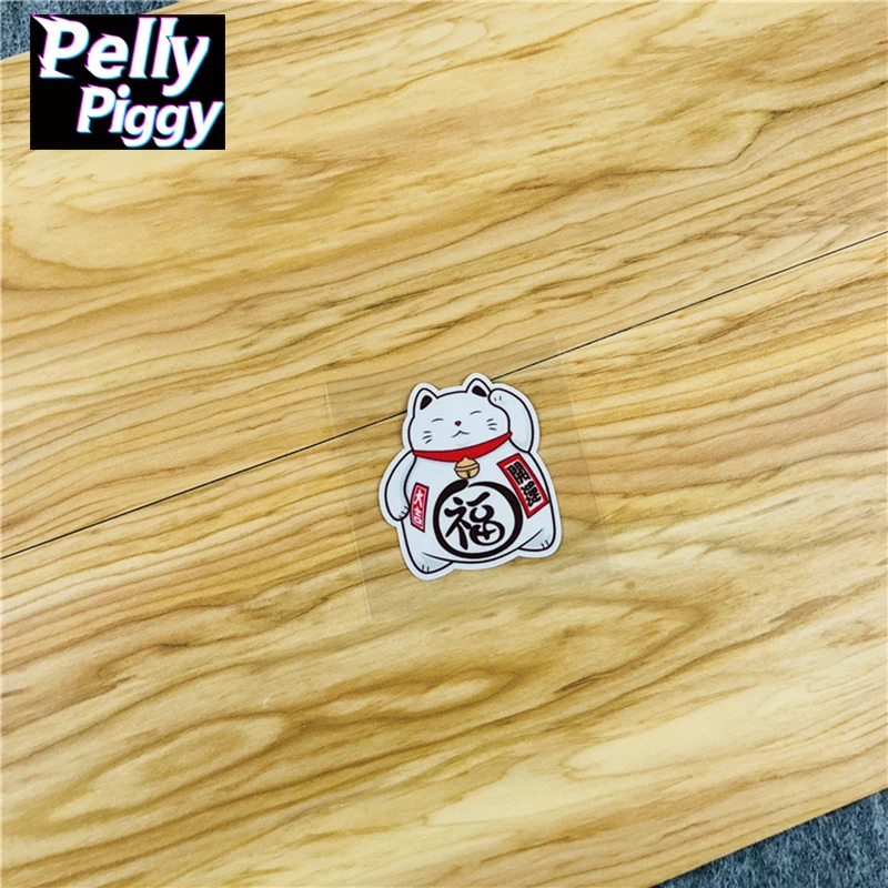 Japan Lucky Cat Sticker Fortune Cat Decal Fridge Motorcycle Auto Closet ...