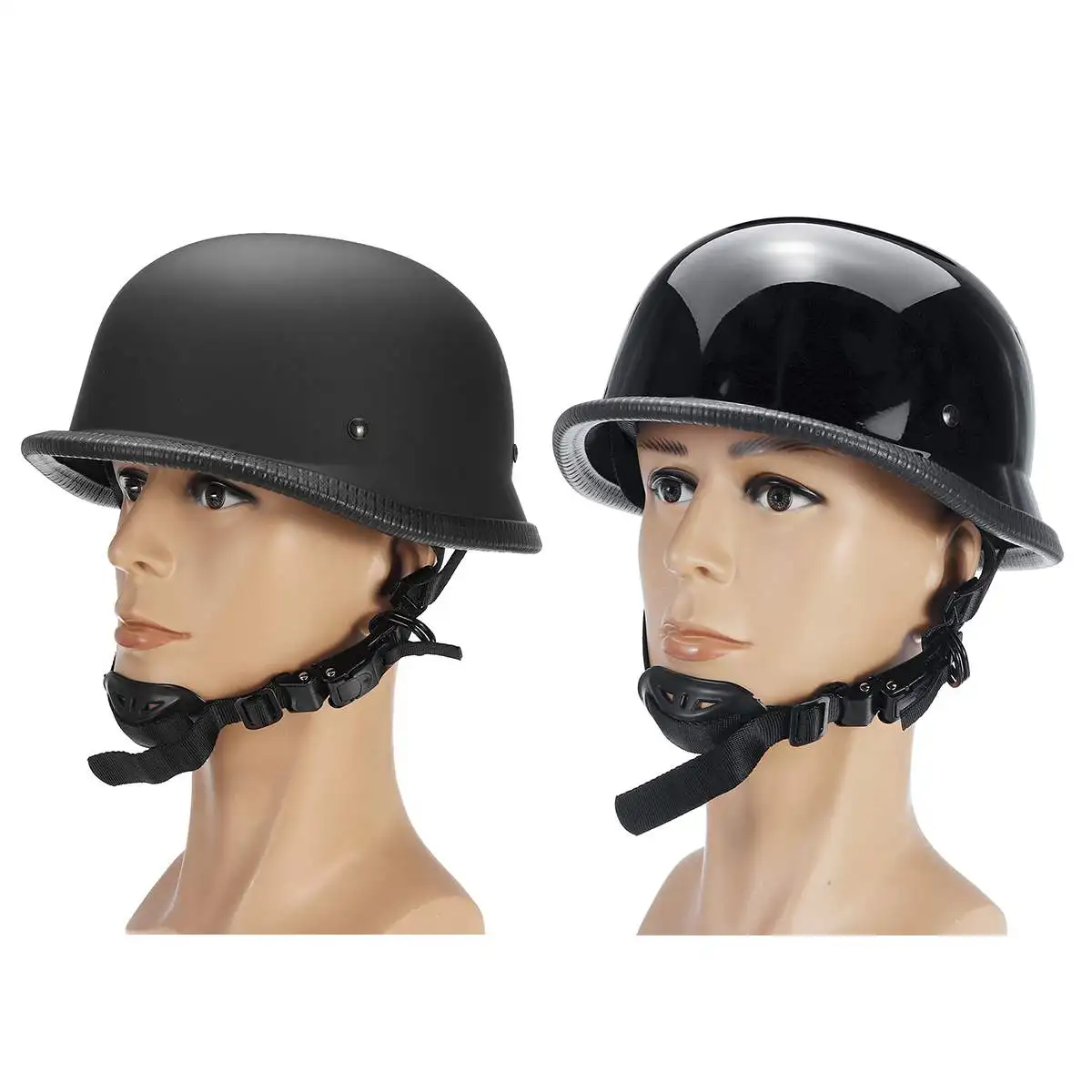 Universal Motorcycle Helmet Vintage Half Face Helmet Retro German ...
