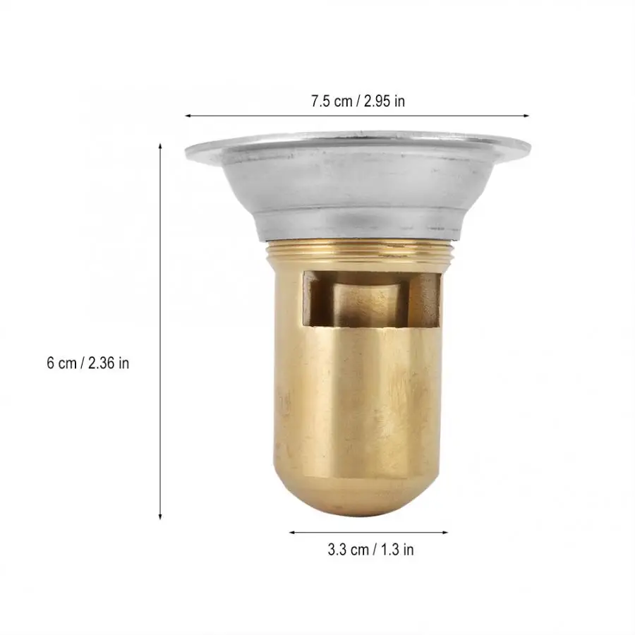 Stainless Steel Shower Floor Drain Cover Floor Strainer Bathroom ...